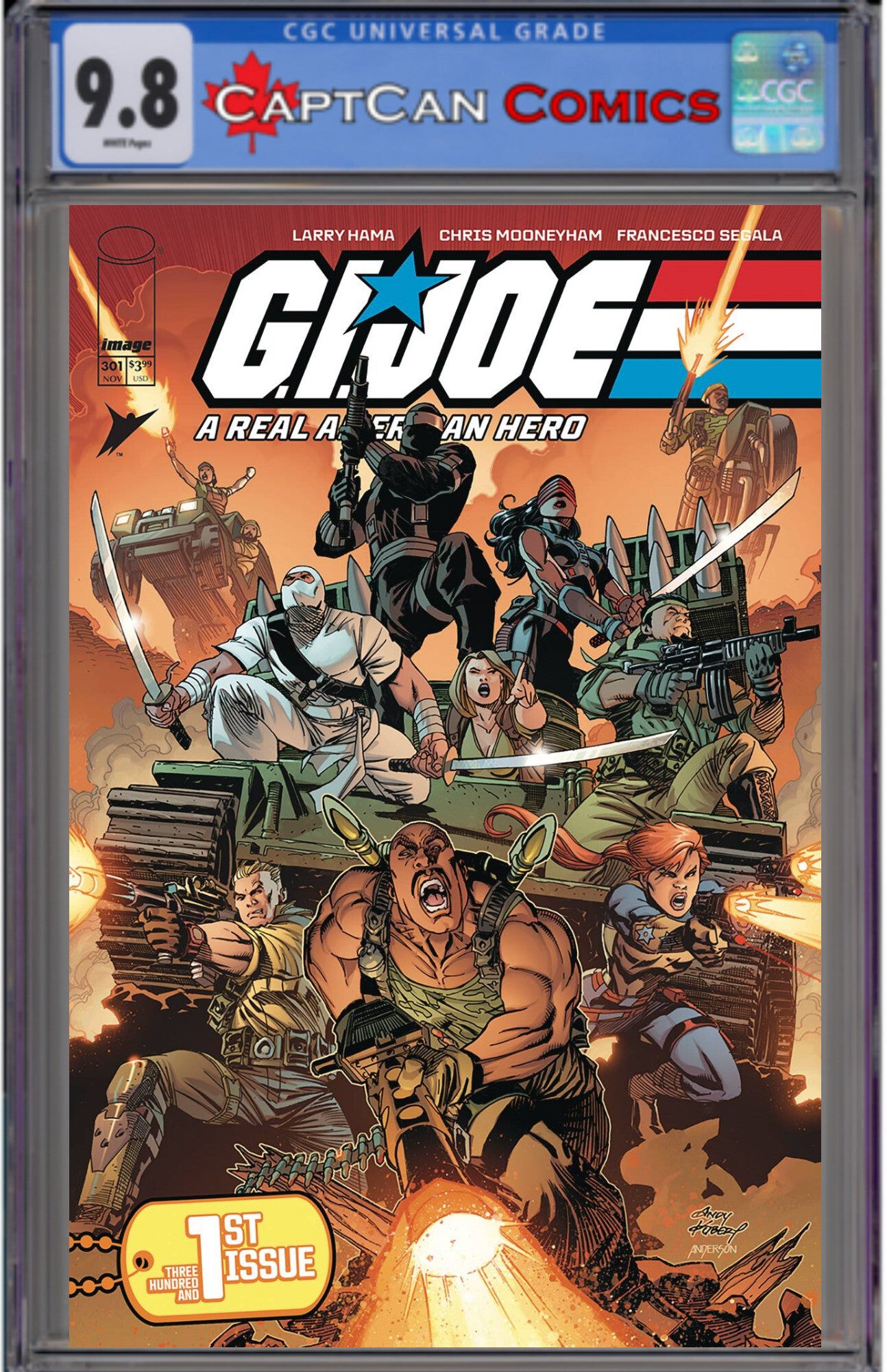 GI JOE A REAL AMERICAN HERO #301 CVR A ANDERSON