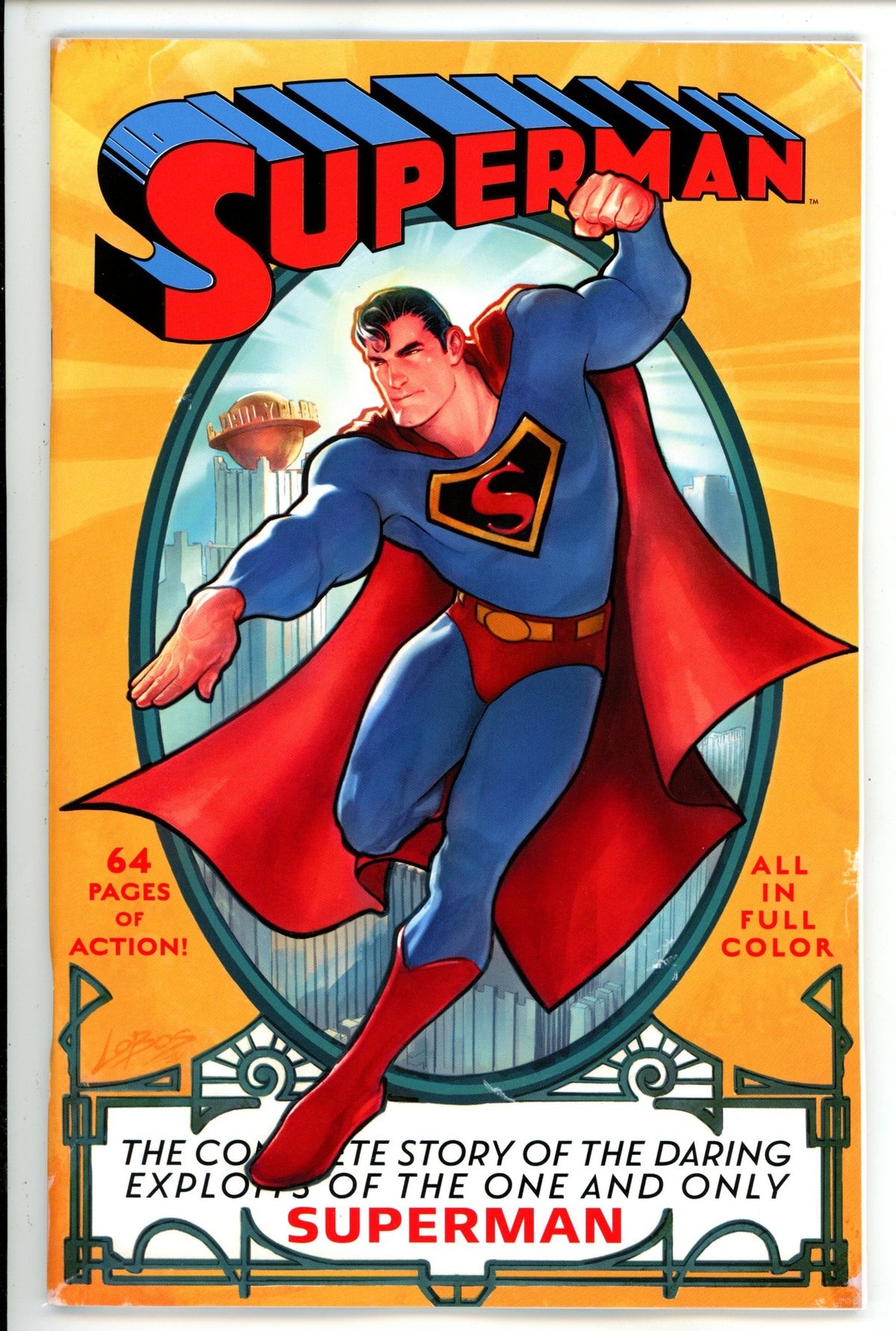 Superman Vol 1 1 Facsimile Lobos Exclusive Colour Variant — CaptCan ...